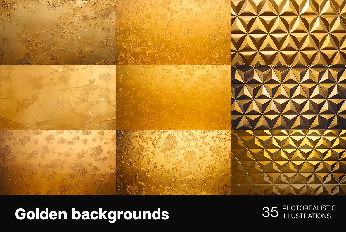 Golden Backgrounds Textures - YouWorkForThem