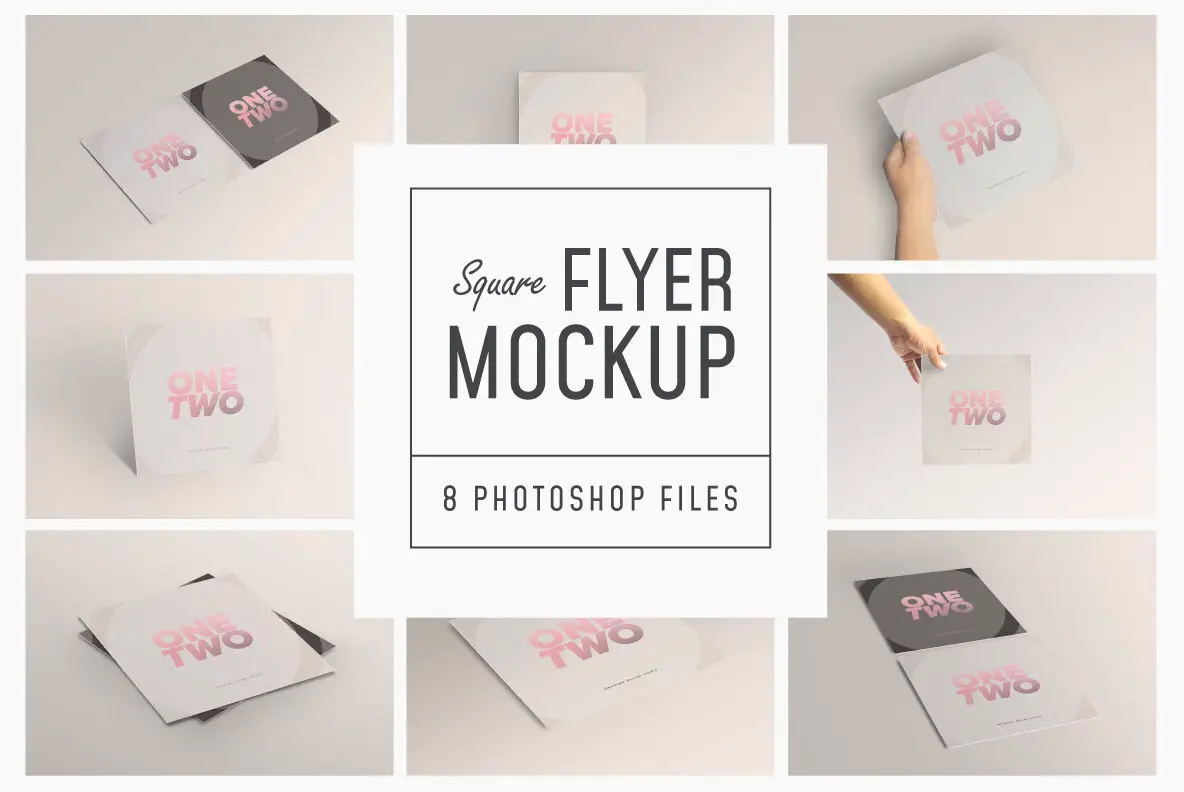 Square Flyer Mock-Up Graphics - YouWorkForThem