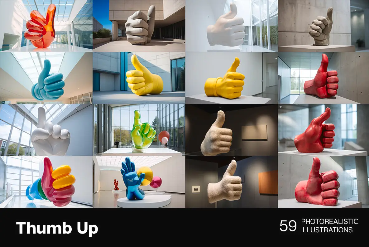 Thumb up art Graphics - YouWorkForThem