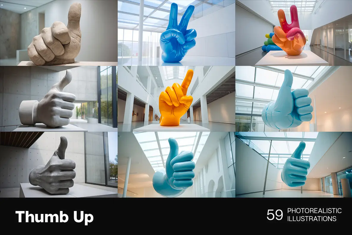 Thumb up art Graphics - YouWorkForThem