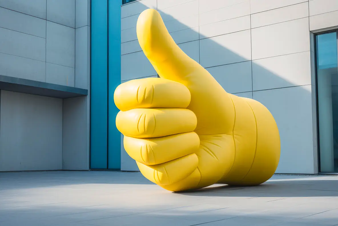 Thumb up art Graphics - YouWorkForThem