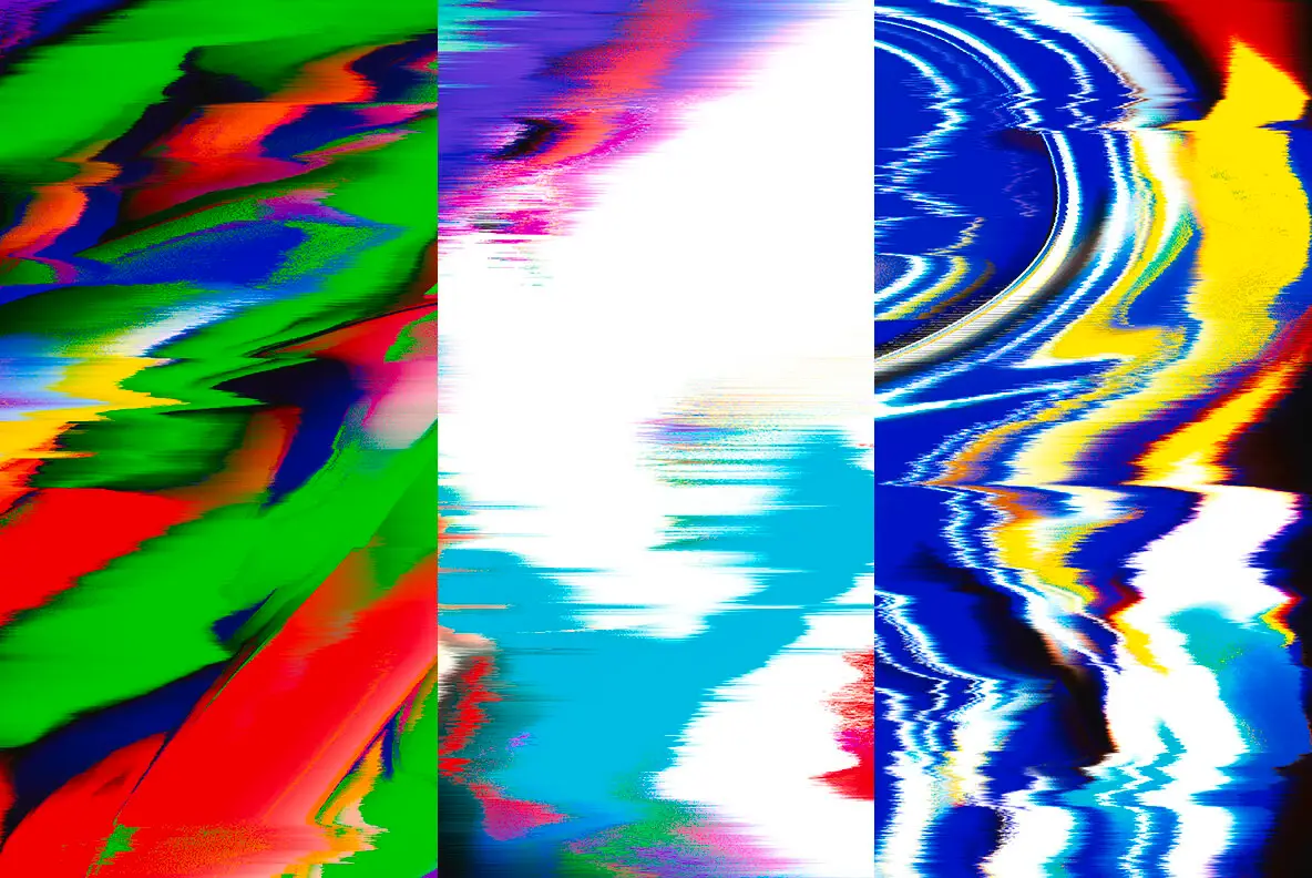 Glitch Distortion Effect Textures Graphics - YouWorkForThem