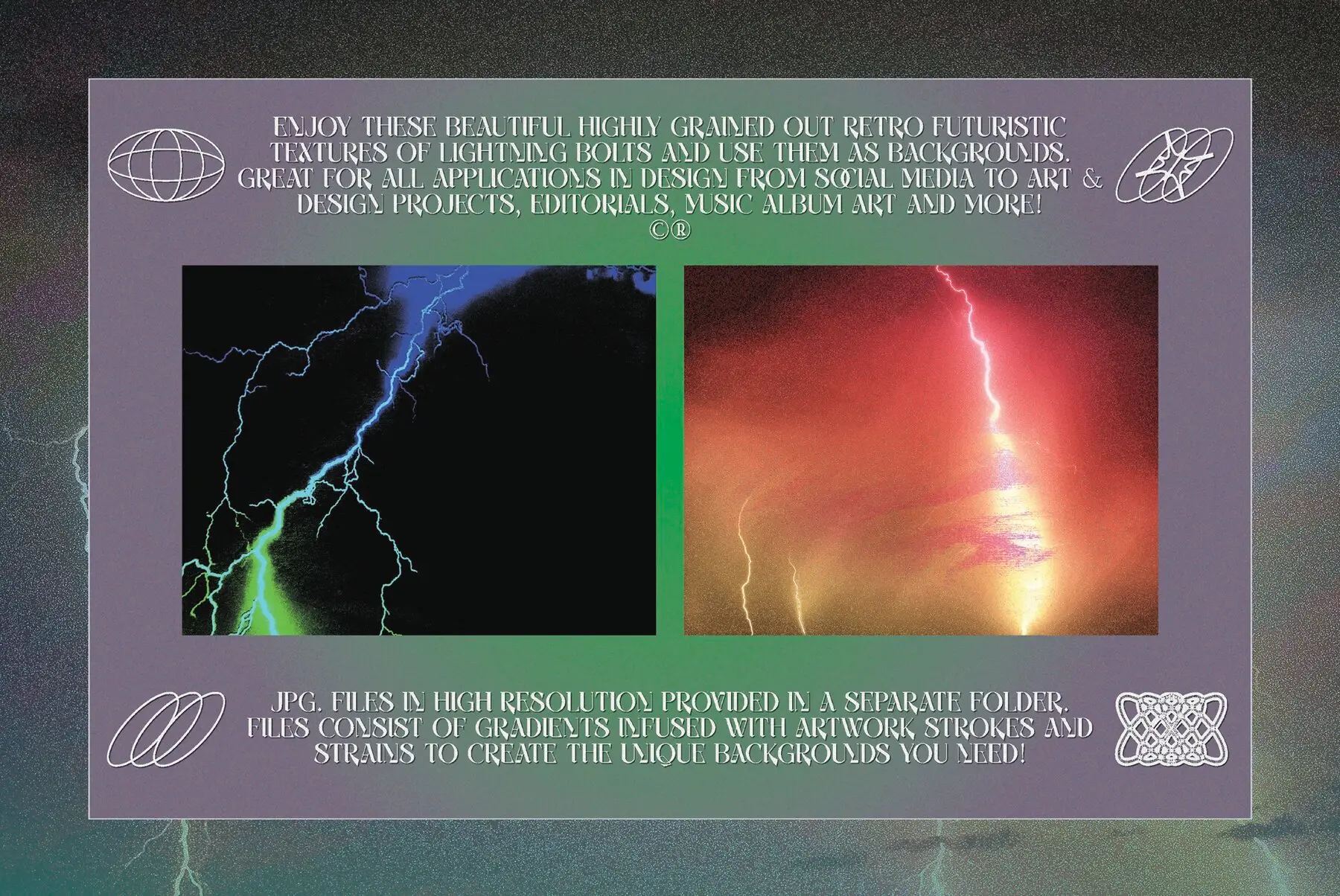 Lightning Textures Pack Graphics - YouWorkForThem