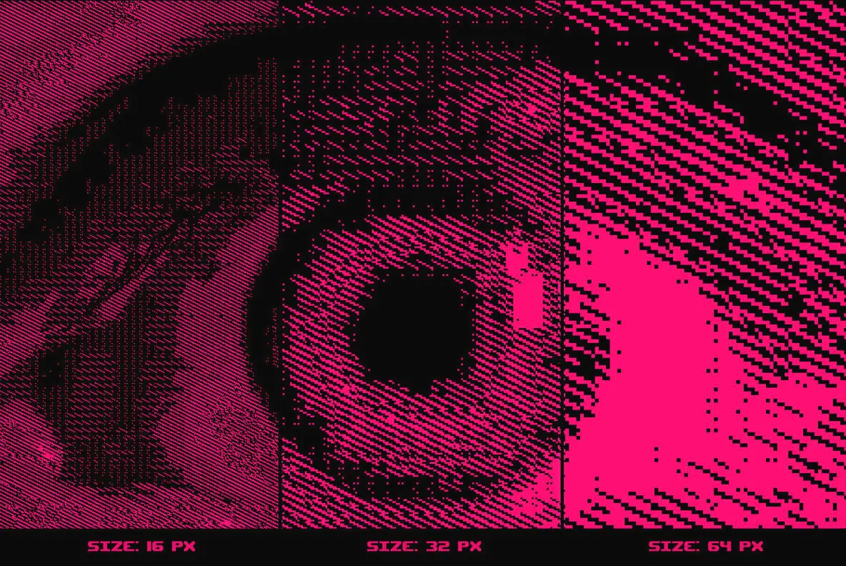 Pxl Bitmap 3 - Photoshop Effect - YouWorkForThem