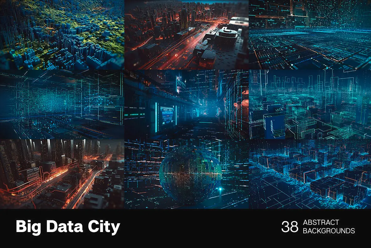 Big Data City Graphics - YouWorkForThem