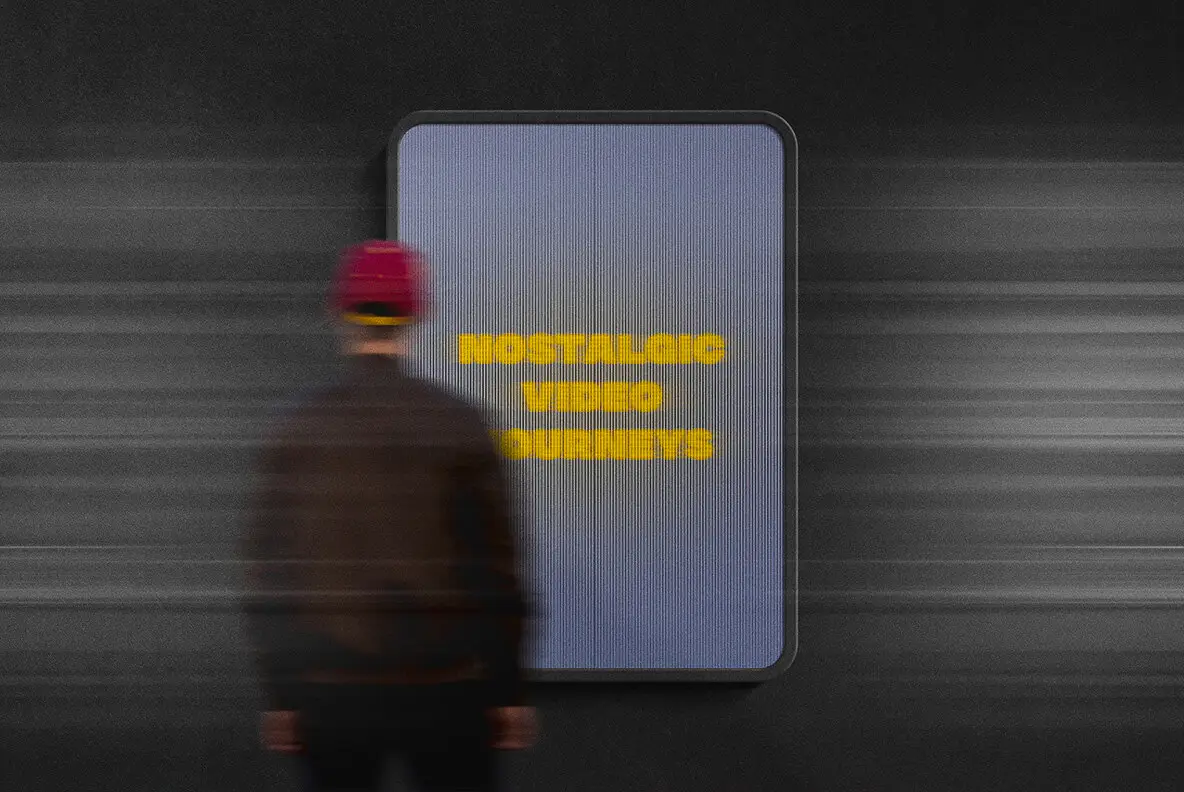 Vintage TV Text Effect - YouWorkForThem