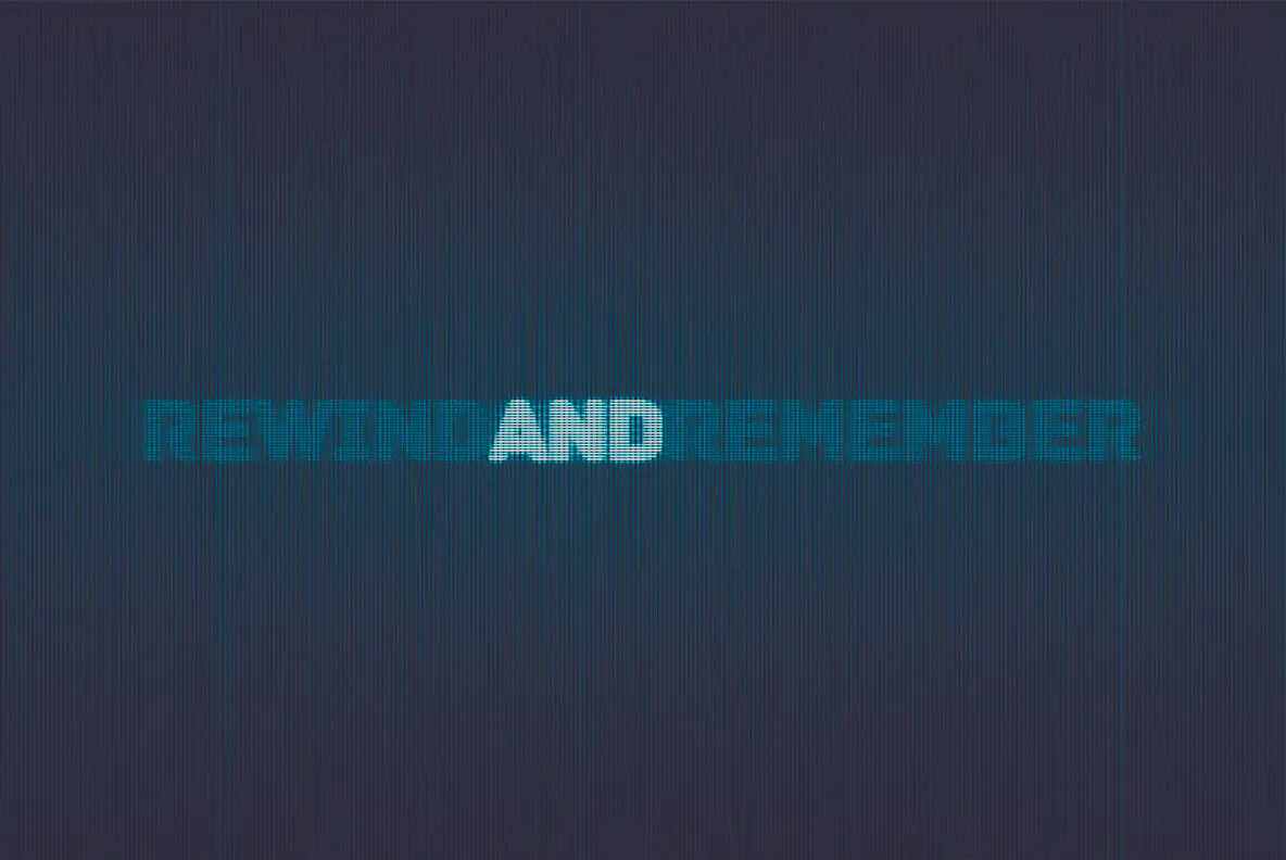 Vintage TV Text Effect - YouWorkForThem