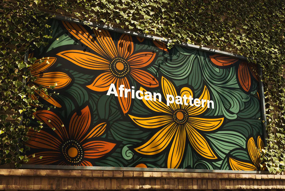 African Floral patterns Graphics - YouWorkForThem