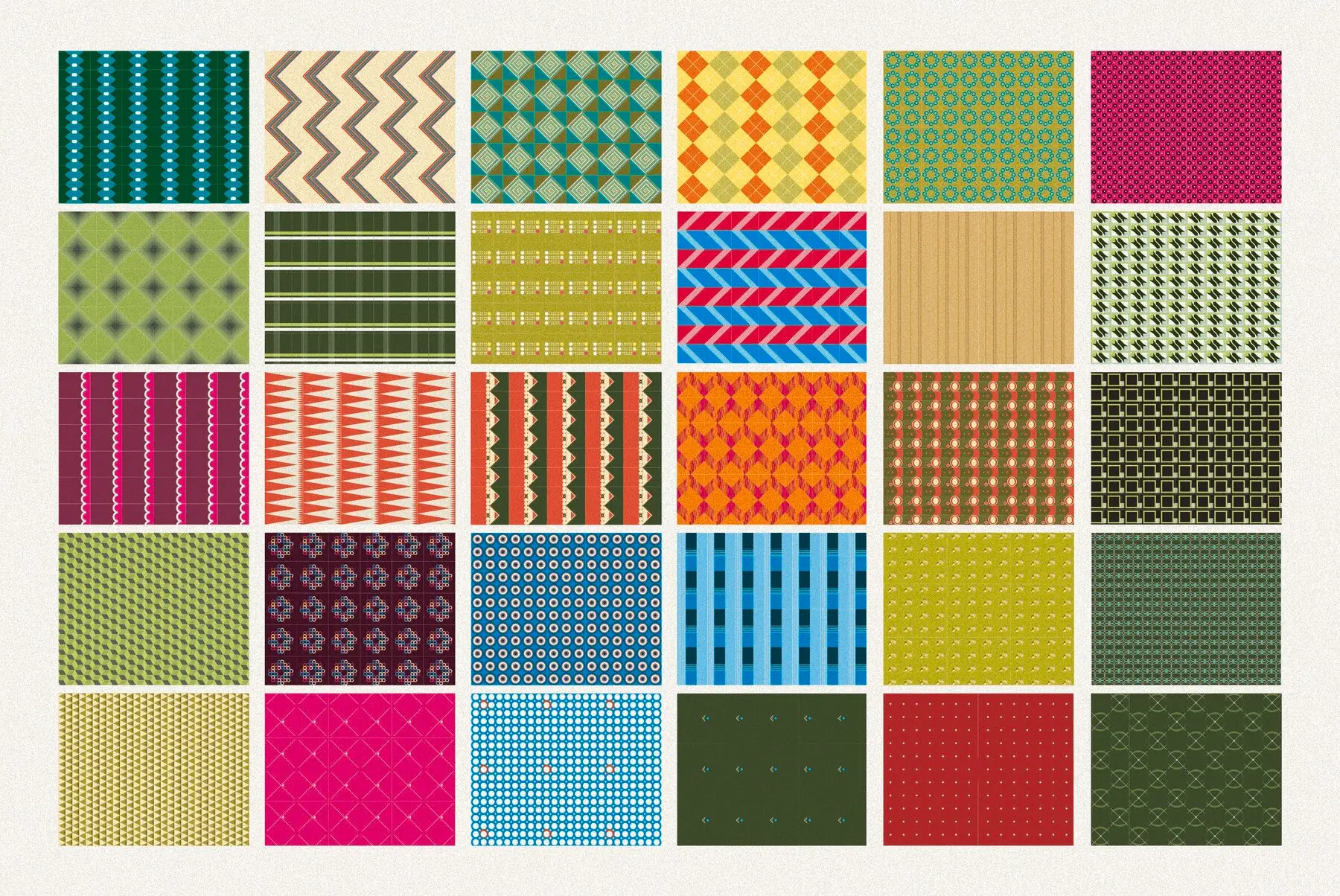 Pattern Odyssey: A Curated Collection of Retro-Inspired Designs ...