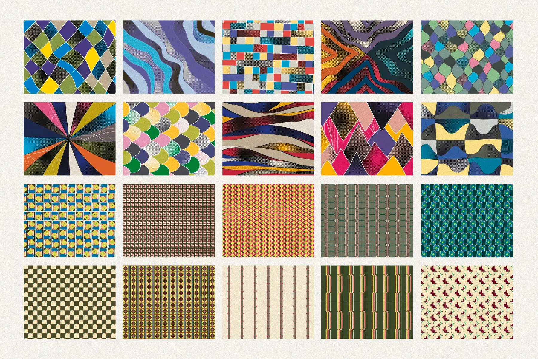 Pattern Odyssey: A Curated Collection of Retro-Inspired Designs - YouWorkForThem