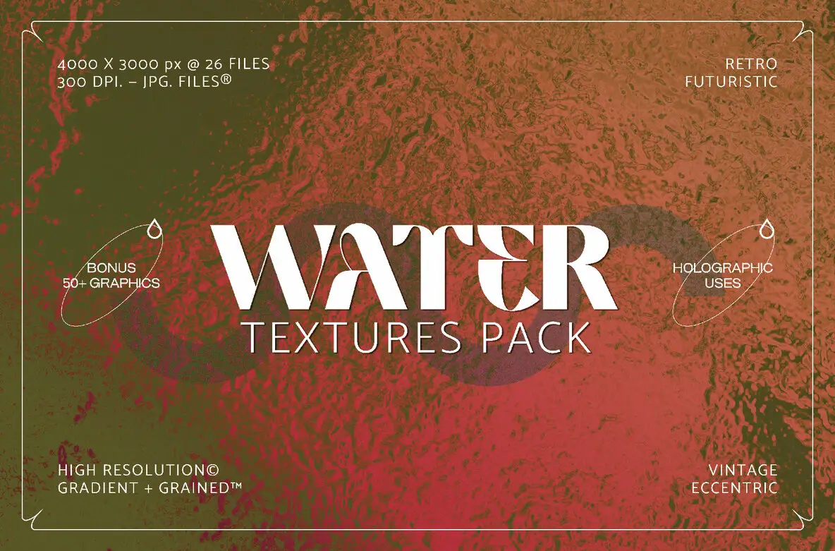 Water Textures Pack Graphics - YouWorkForThem