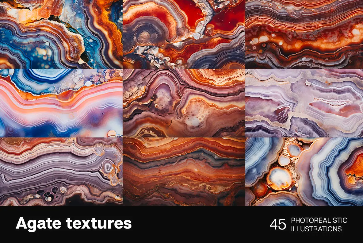 Agate Textures Abstract - YouWorkForThem