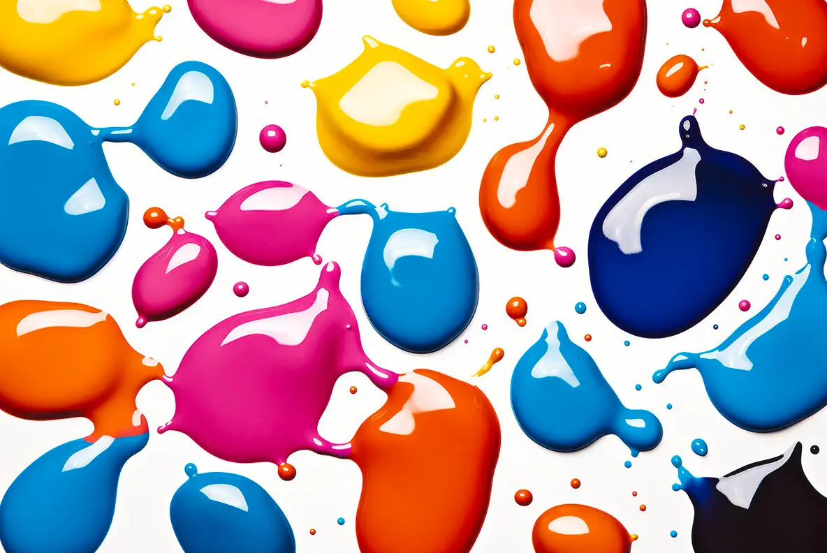Color Drops Backgrounds Graphics - YouWorkForThem