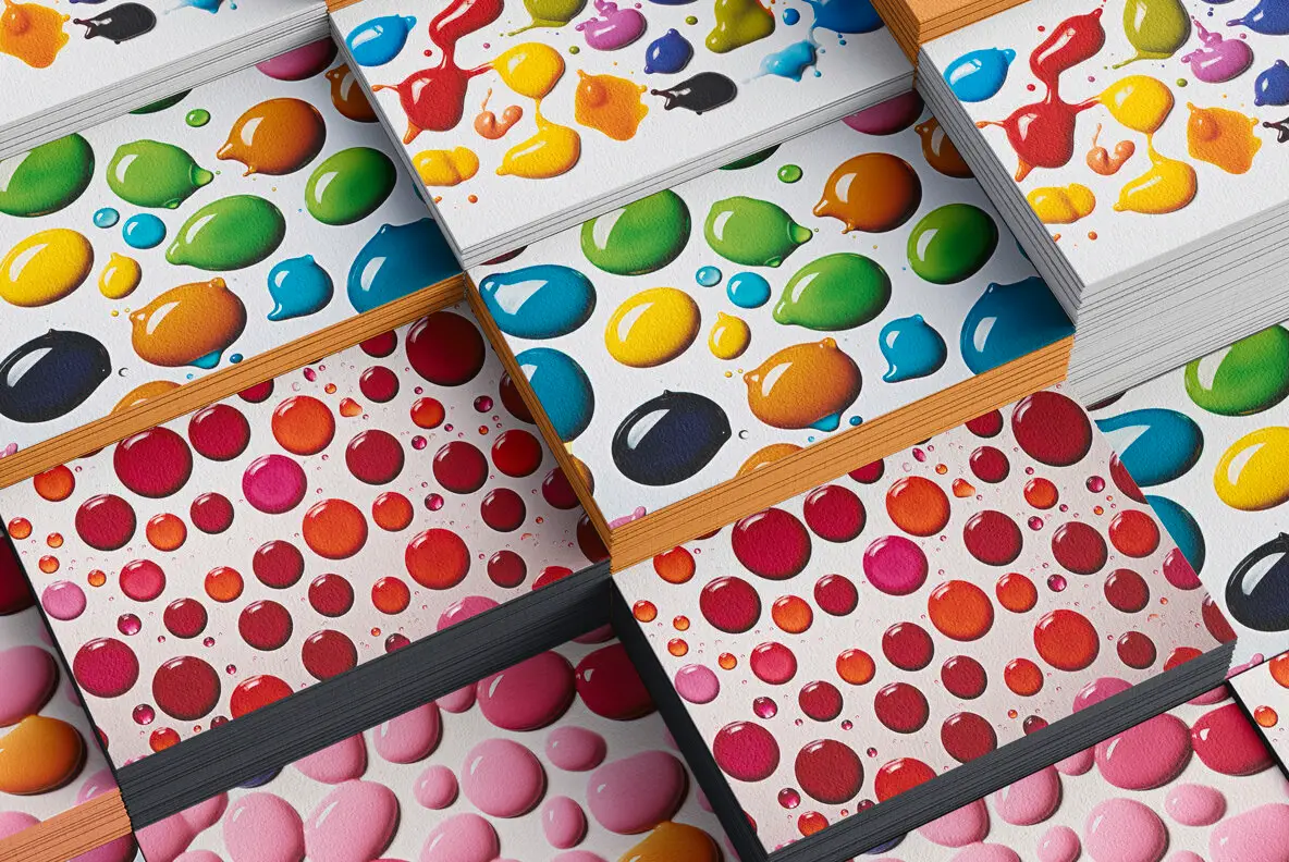 Color Drops Backgrounds Graphics - YouWorkForThem