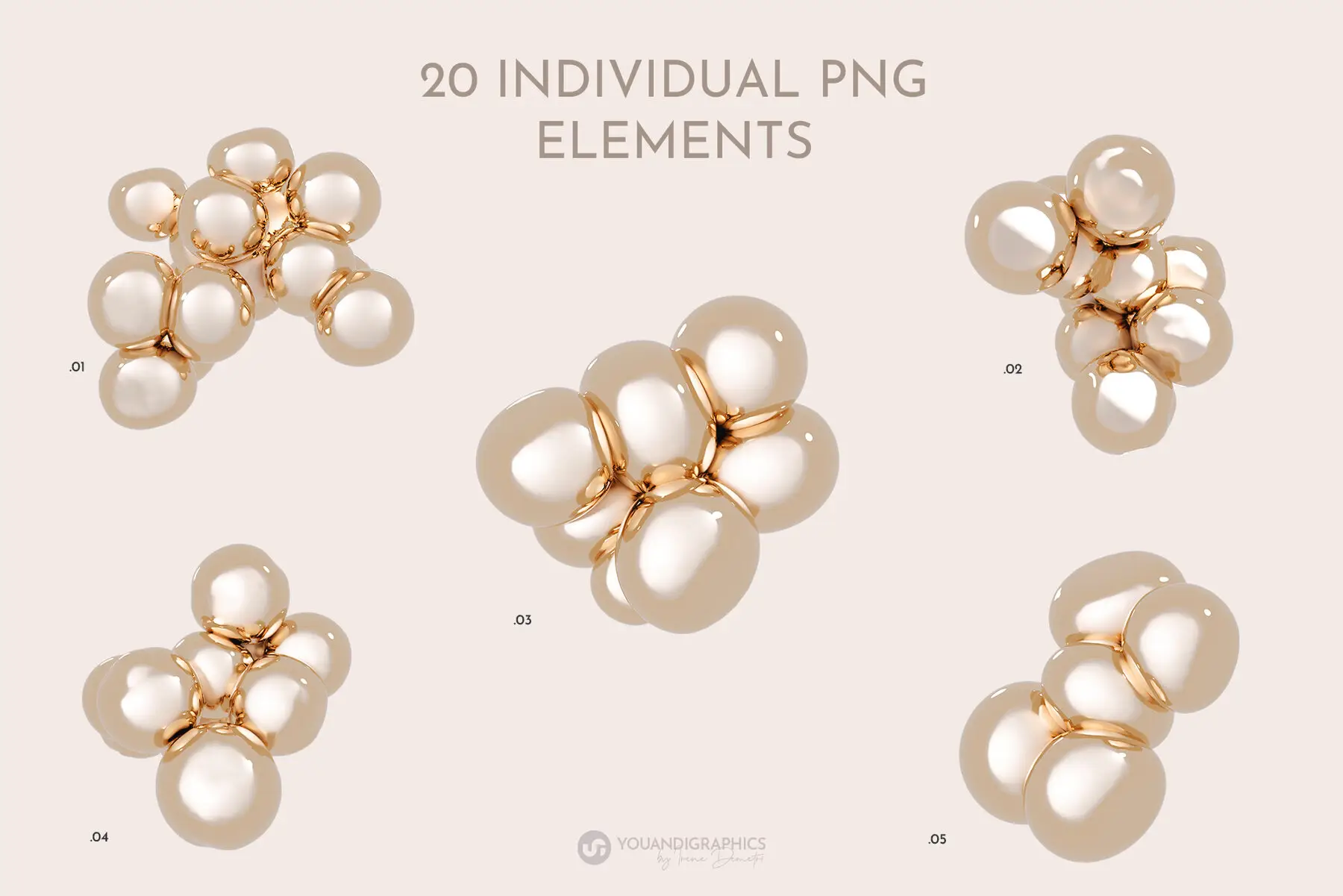 Gold Elegance Elements Backgrounds Graphics - YouWorkForThem