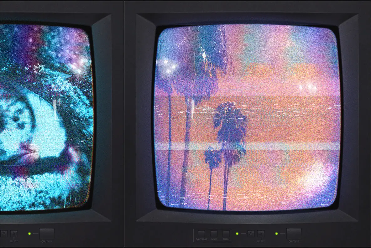 VHS Machine - Retro Monitor Effect - YouWorkForThem