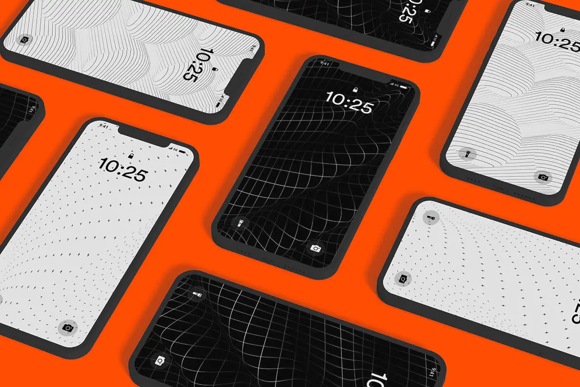 390 Lines Dots 3D Shapes Graphics - YouWorkForThem