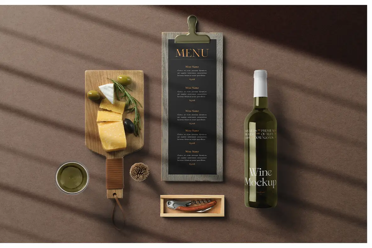 Wine Mockups - Scene Creator Graphics - YouWorkForThem