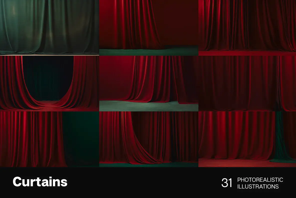 Curtains Objects - YouWorkForThem