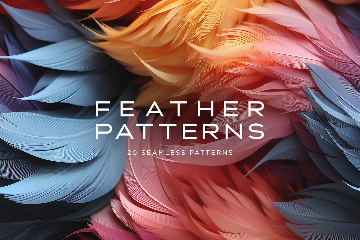 Feather Patterns Graphics - YouWorkForThem