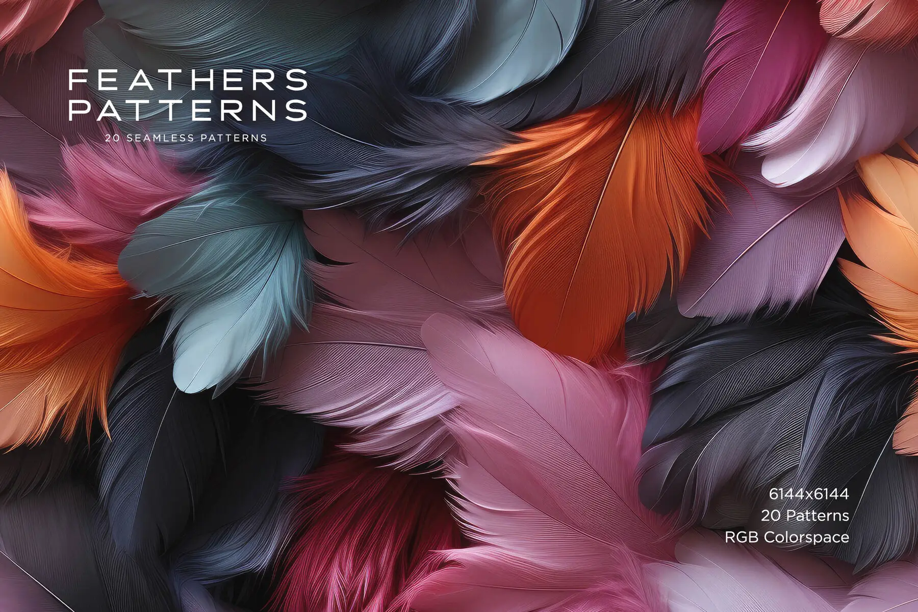 Feather Patterns Graphics - YouWorkForThem