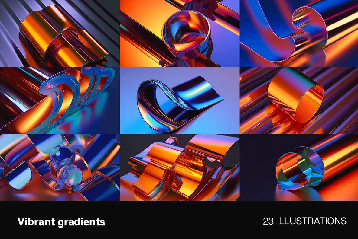 Vibrant Gradients Graphics - YouWorkForThem