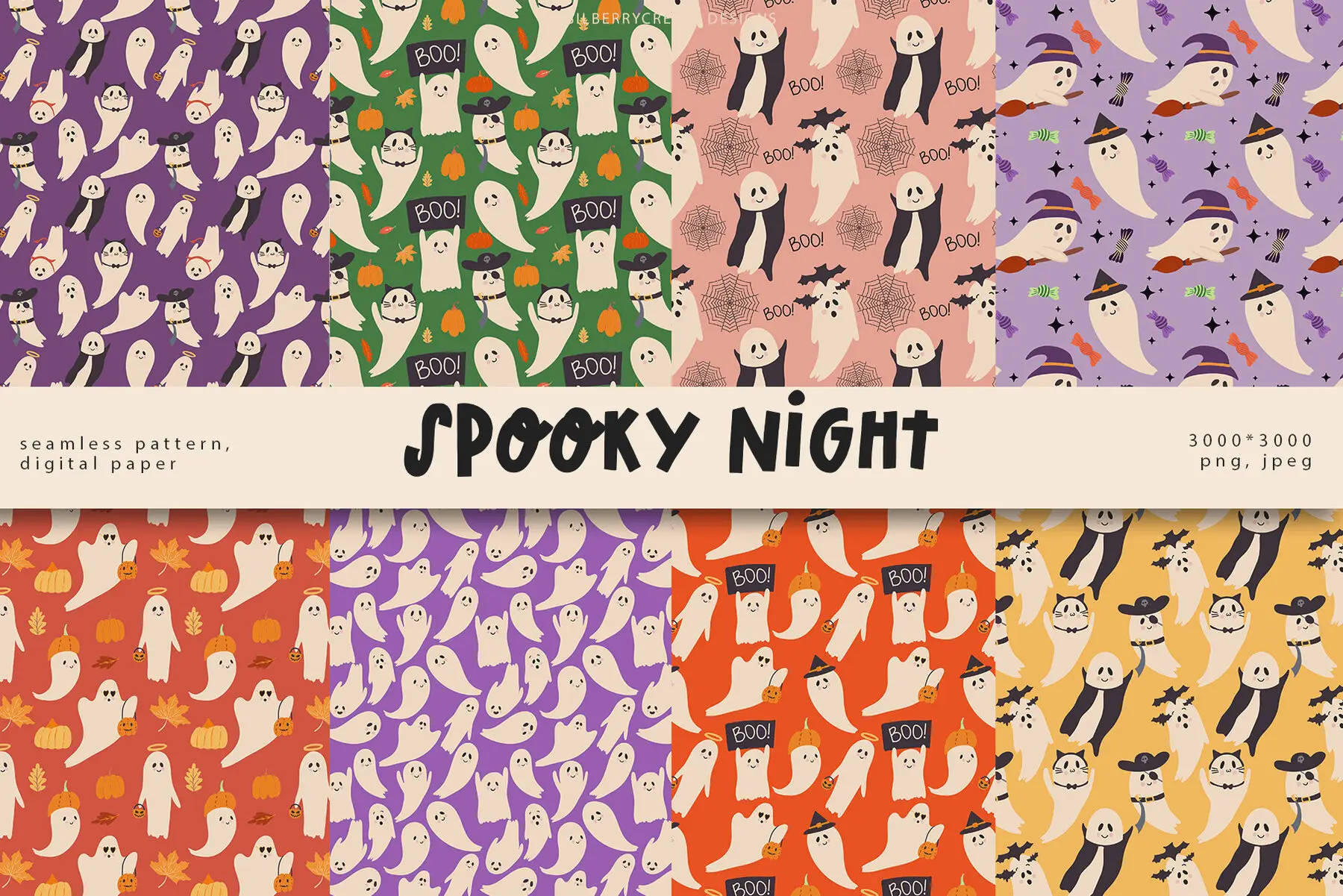 Spooky Night halloween clip art Graphics - YouWorkForThem