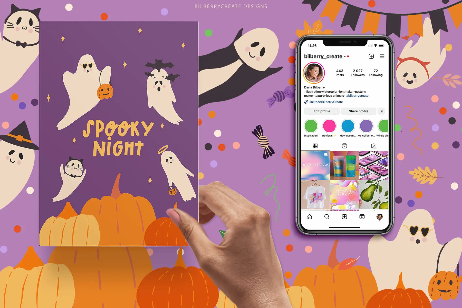 Spooky Night halloween clip art Graphics - YouWorkForThem