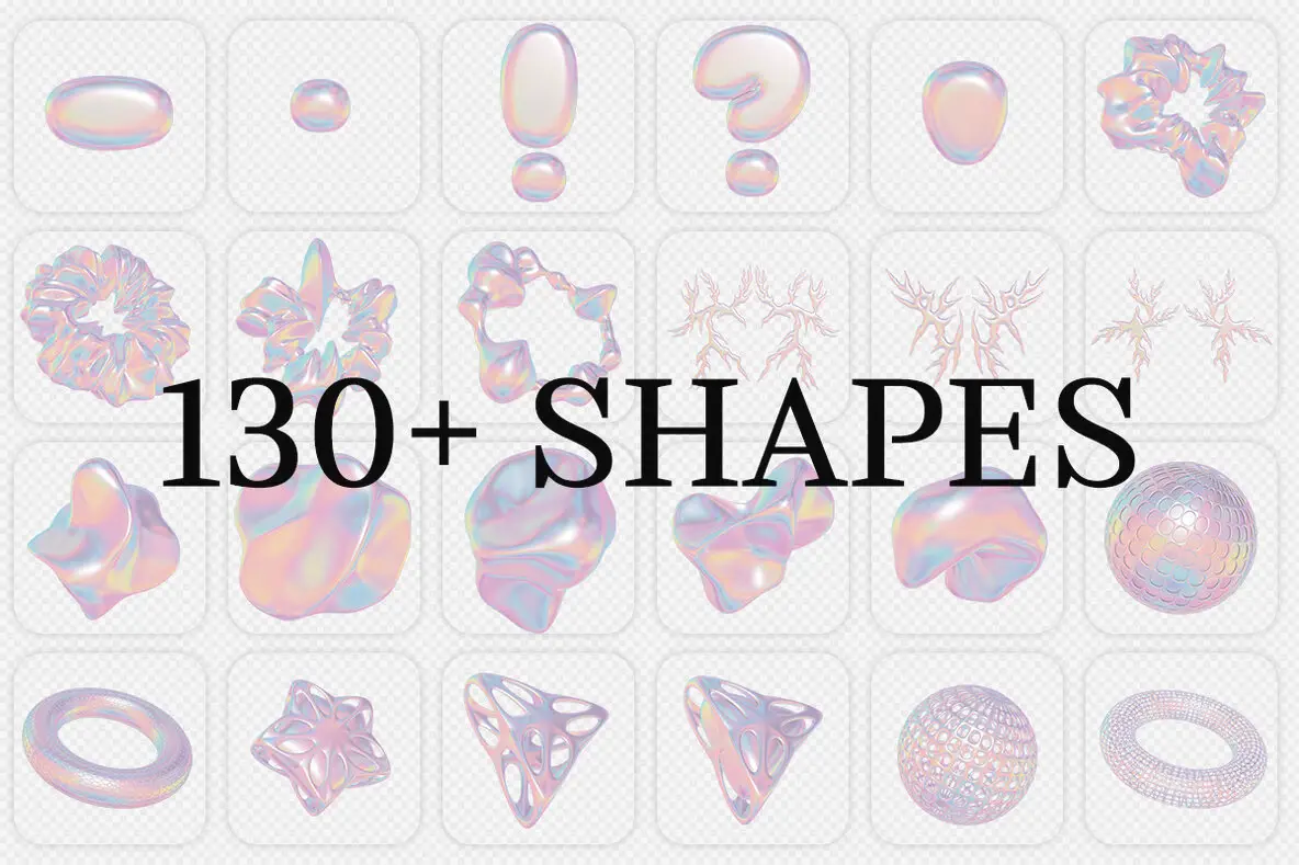 Psychedelic - 3D Shapes Objects Abstract - YouWorkForThem