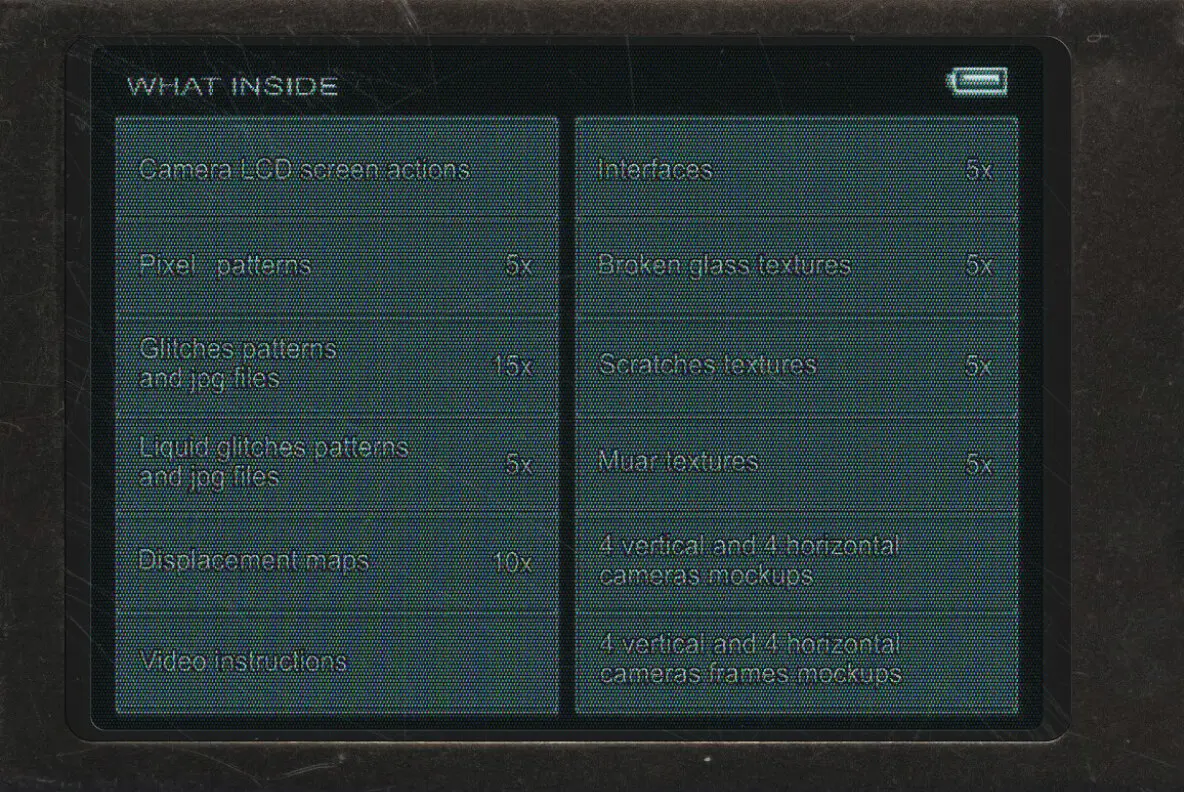 Y2 K Reborn Actions - Old Camera Screens and Glitches - YouWorkForThem