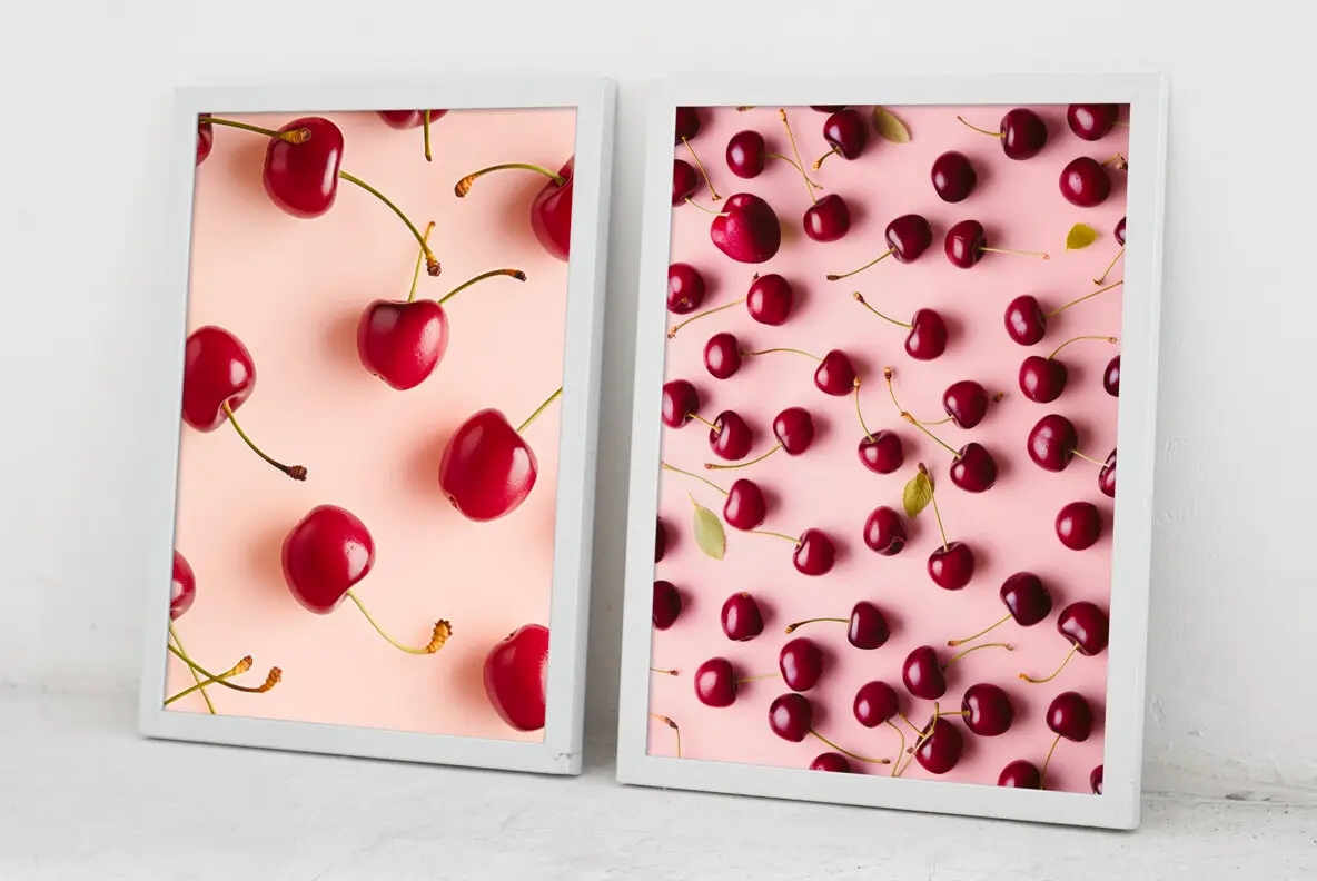 Cherry Patterns Graphics - YouWorkForThem