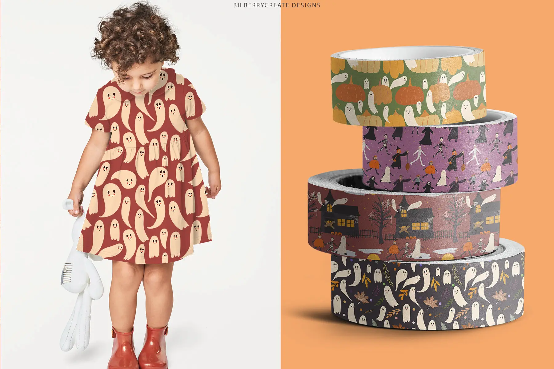 Halloween night clip art set Graphics - YouWorkForThem