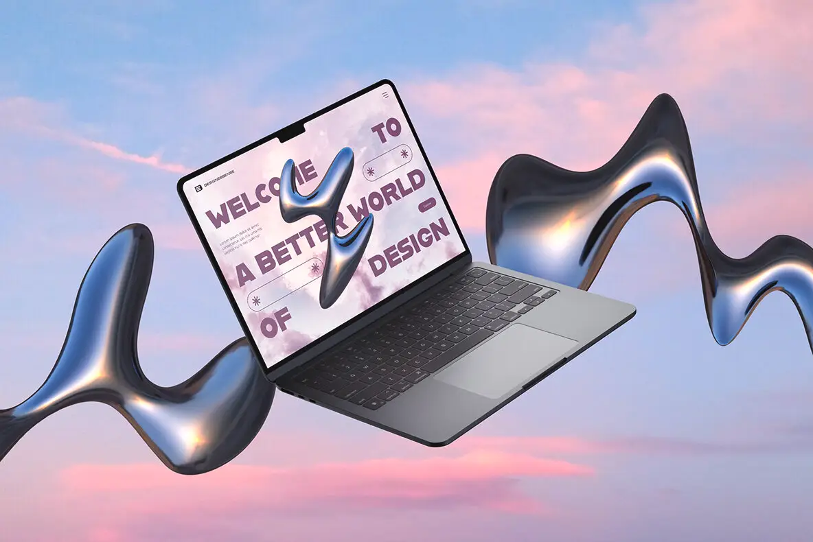 3D Liquid Metal Shapes Collection Graphics - YouWorkForThem