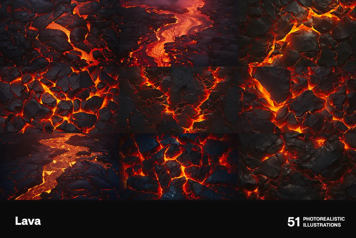 Lava Textures Graphics - YouWorkForThem