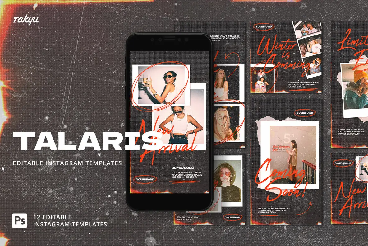 Talaris - Instagram Templates Instagram - YouWorkForThem