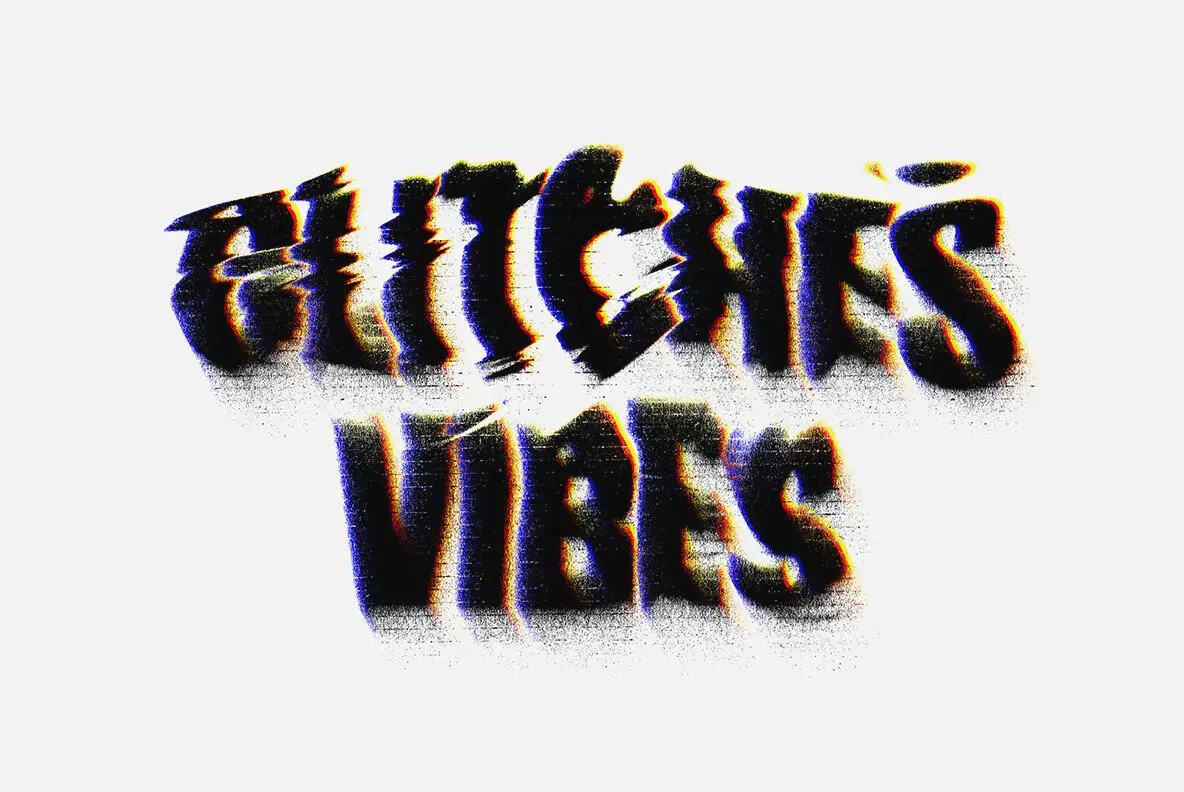 Distortion Text Effects Collection - YouWorkForThem