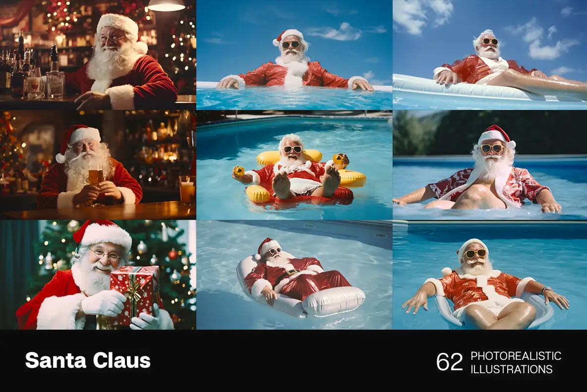 Santa Claus Graphics - YouWorkForThem
