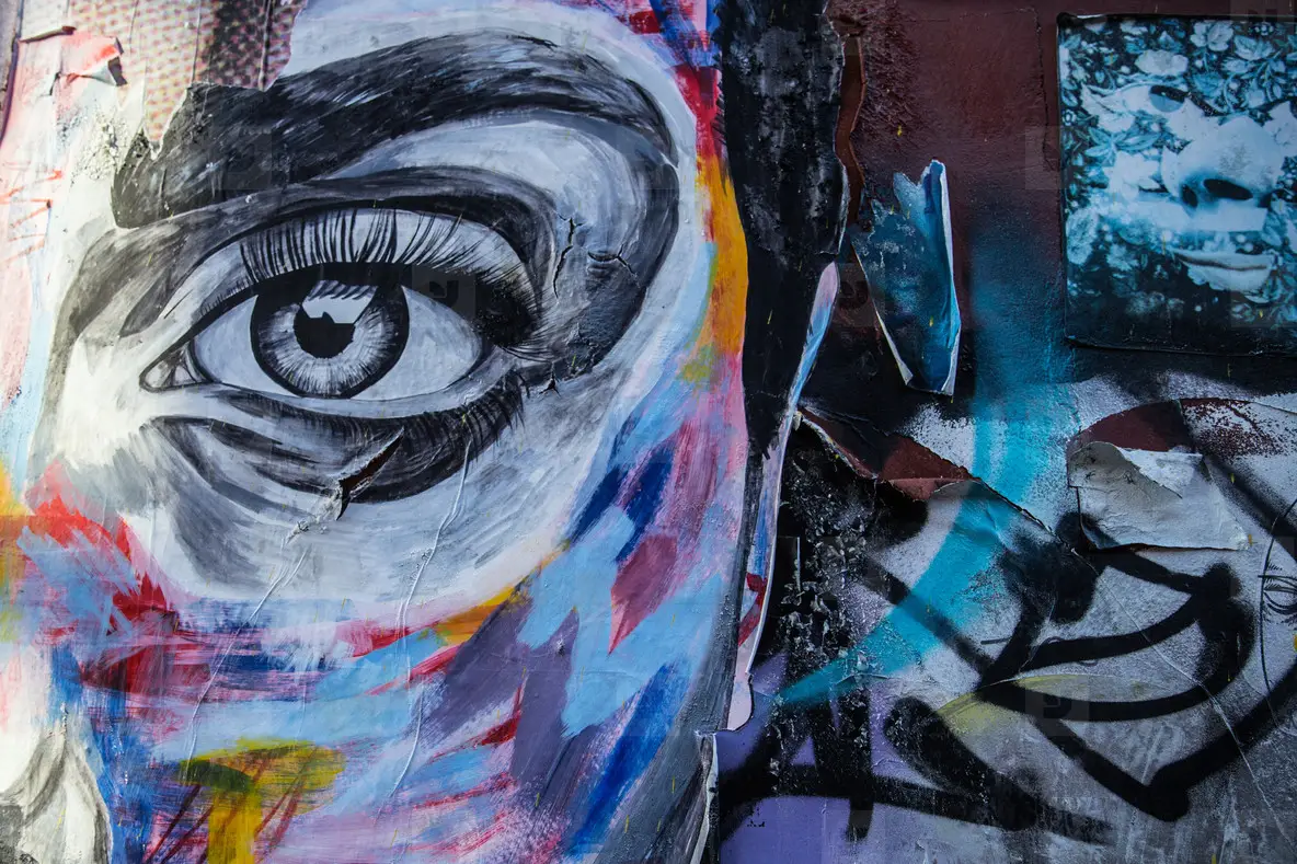 Street Art Eye Photo (103847) - YouWorkForThem