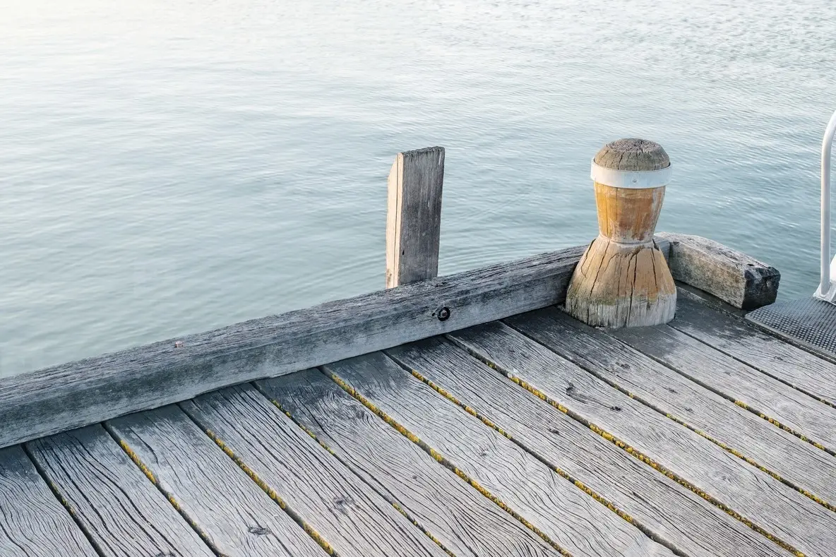 Old Wood Bridge Pier Photo (116978) - YouWorkForThem