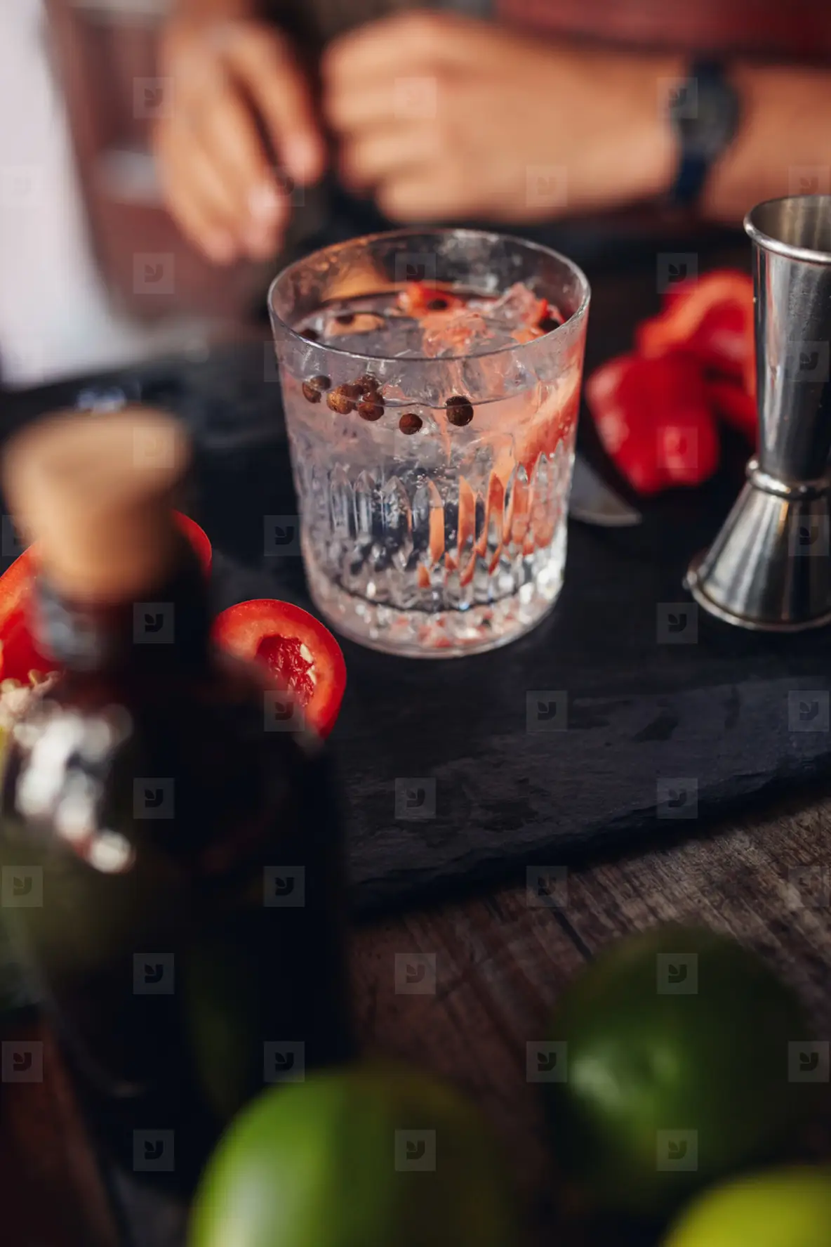 Freshly Prepared Cocktail Photo (122565) - YouWorkForThem