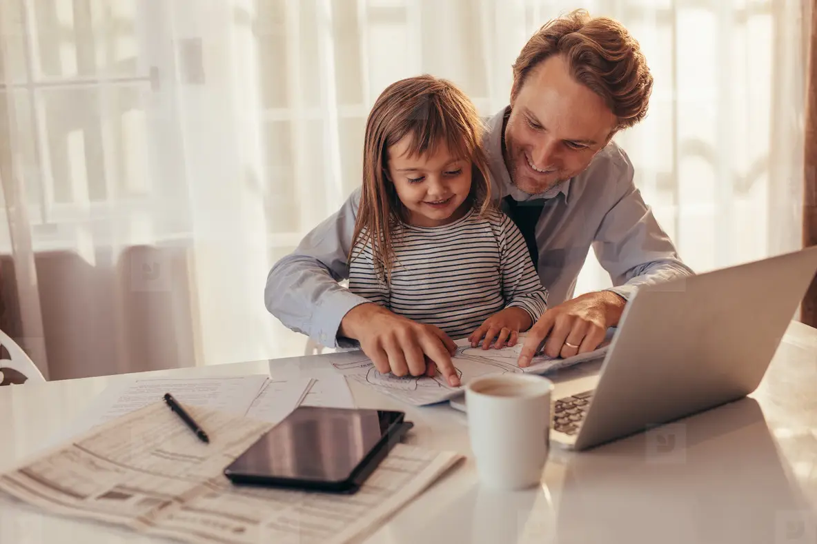 Father And Daughter Spending Time Together Photo (145879) - YouWorkForThem