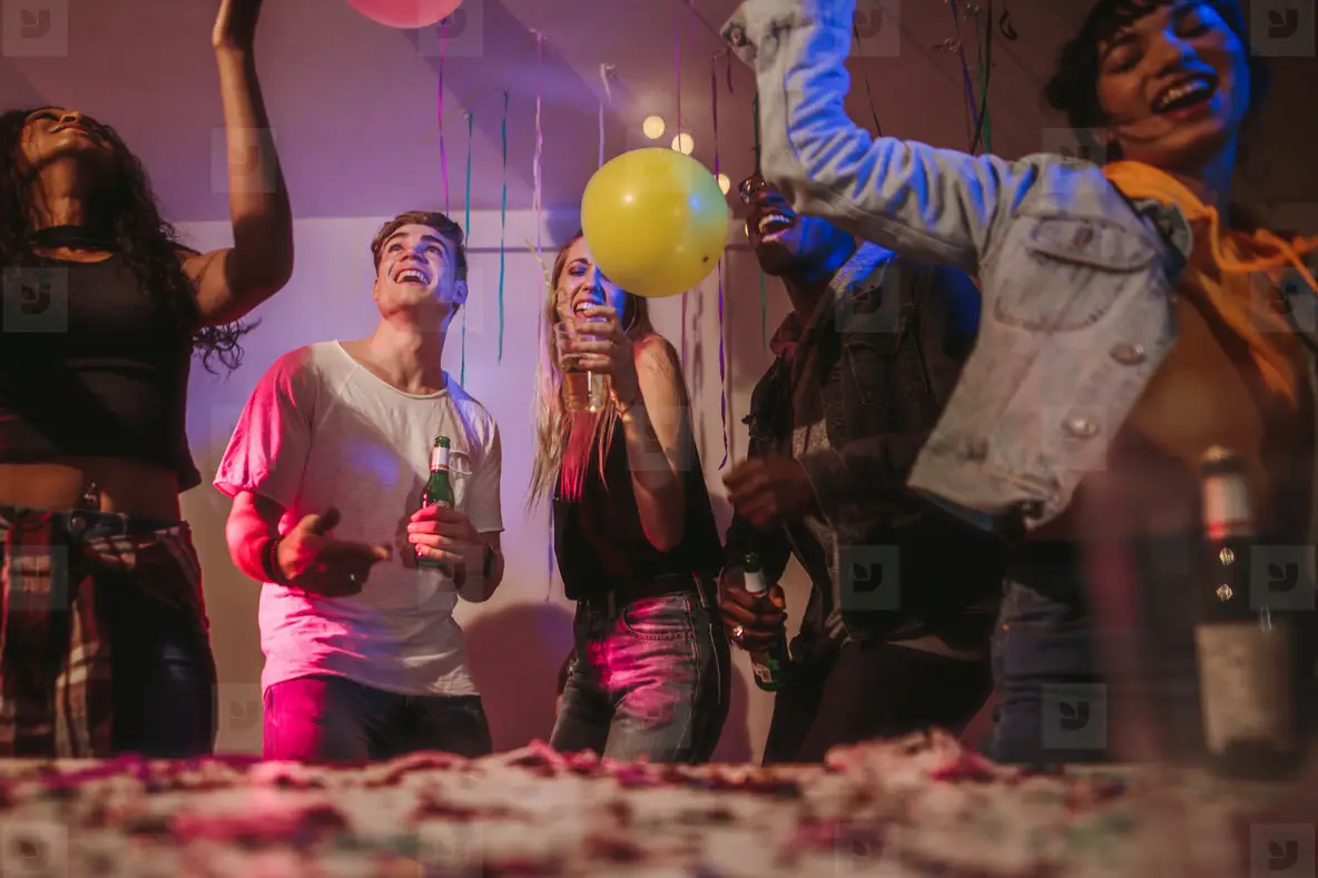 Friends Dancing At A House Party Photo (146093) - YouWorkForThem