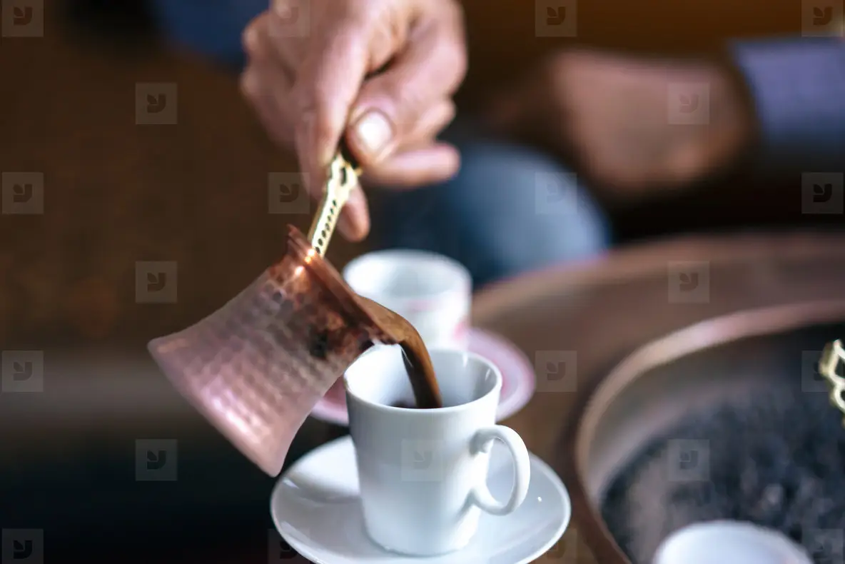 A Man Make Turkish Coffee Photo (152316) - YouWorkForThem