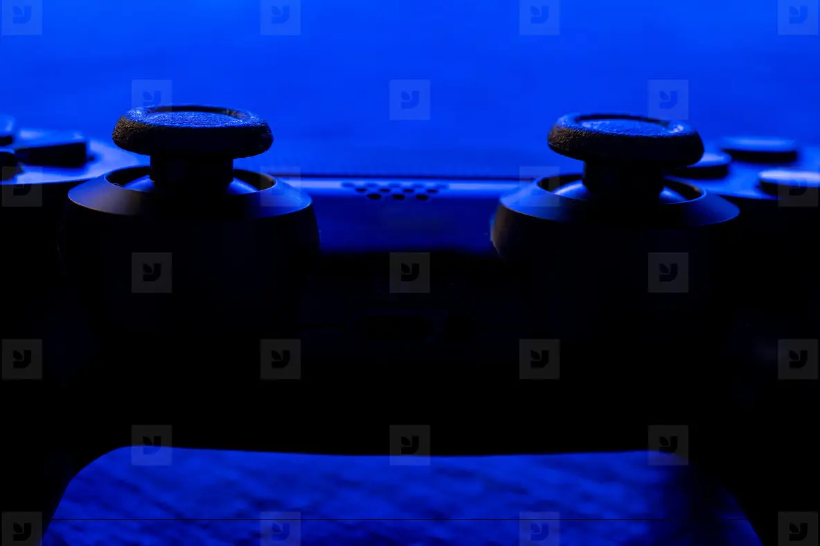 Video Game Controller Night With Lights Photo (153352) - YouWorkForThem