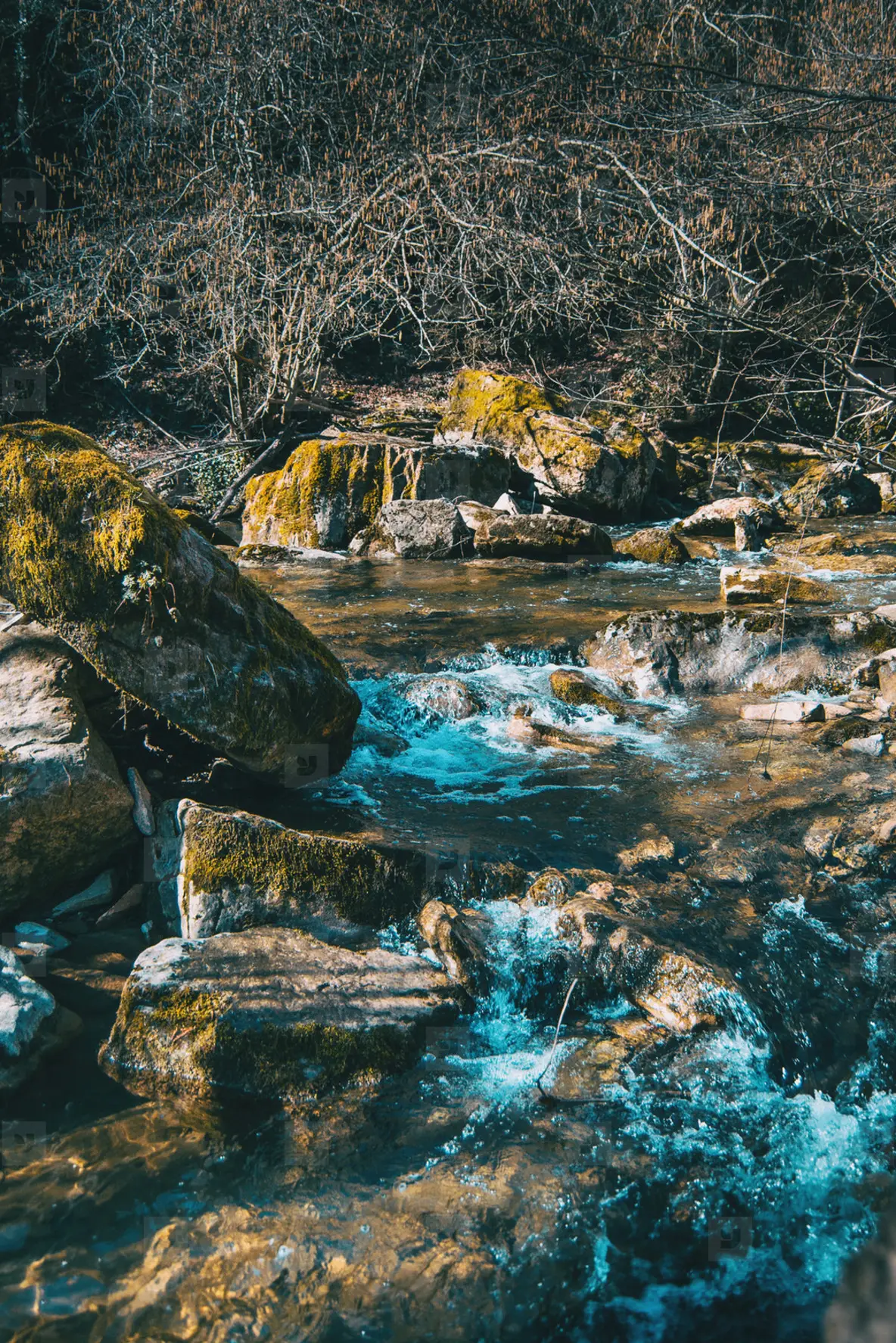 A Sparkling River Flowing Photo (160921) - YouWorkForThem