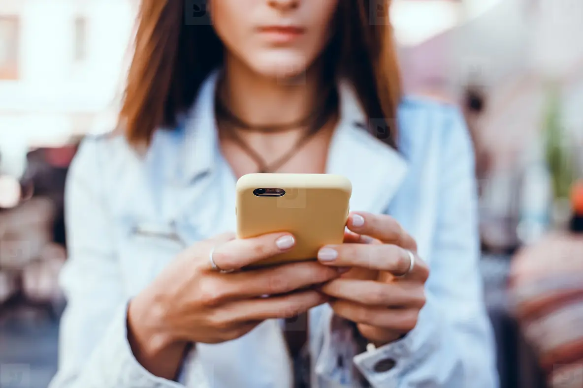 Woman Using Smartphone Photo (164213) - YouWorkForThem