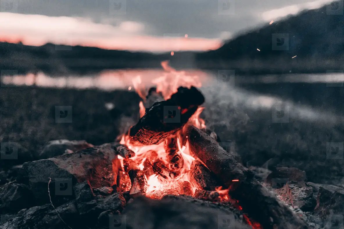 The Fire Is Burning In Nature Photo (172067) - YouWorkForThem