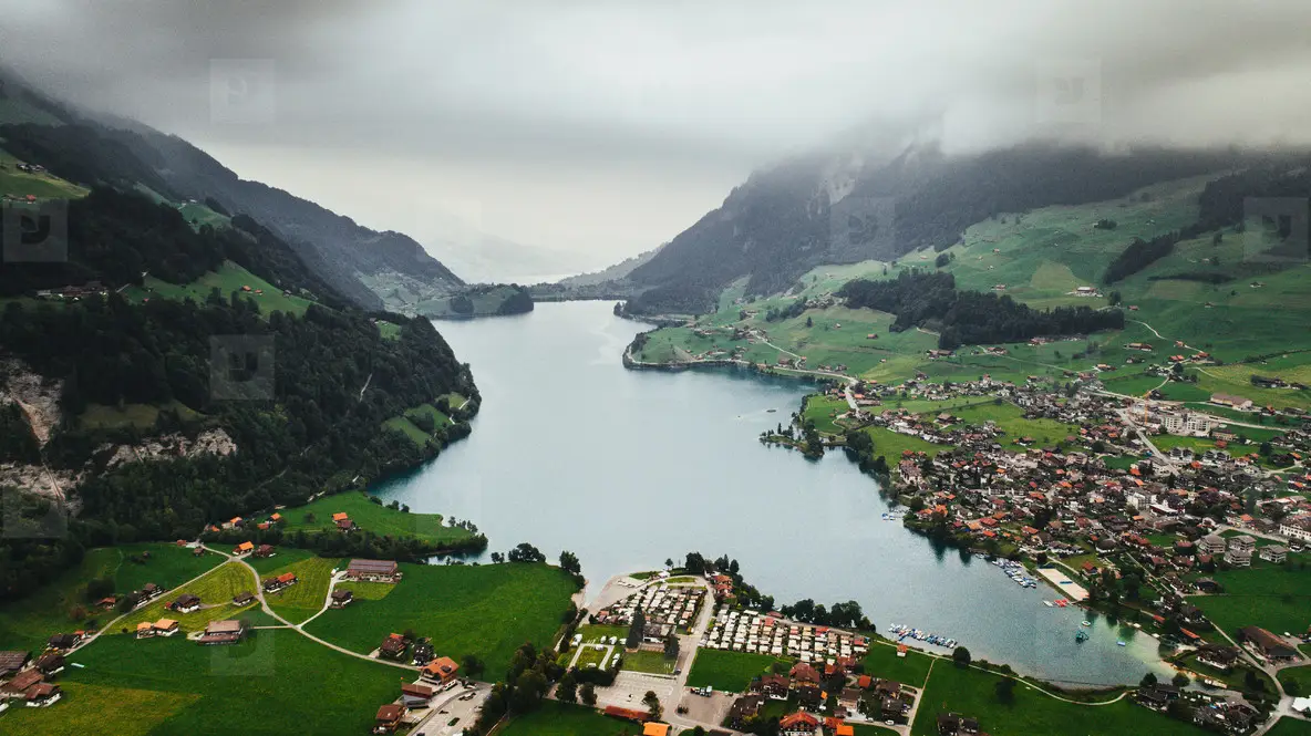 Switzerland Landscape View From Above Photo (207130) - YouWorkForThem