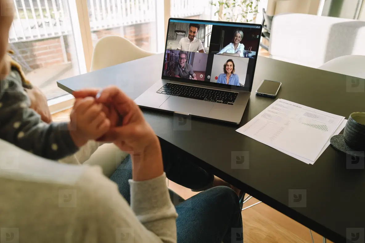 Video Conference Call From Home Photo (207426) - YouWorkForThem