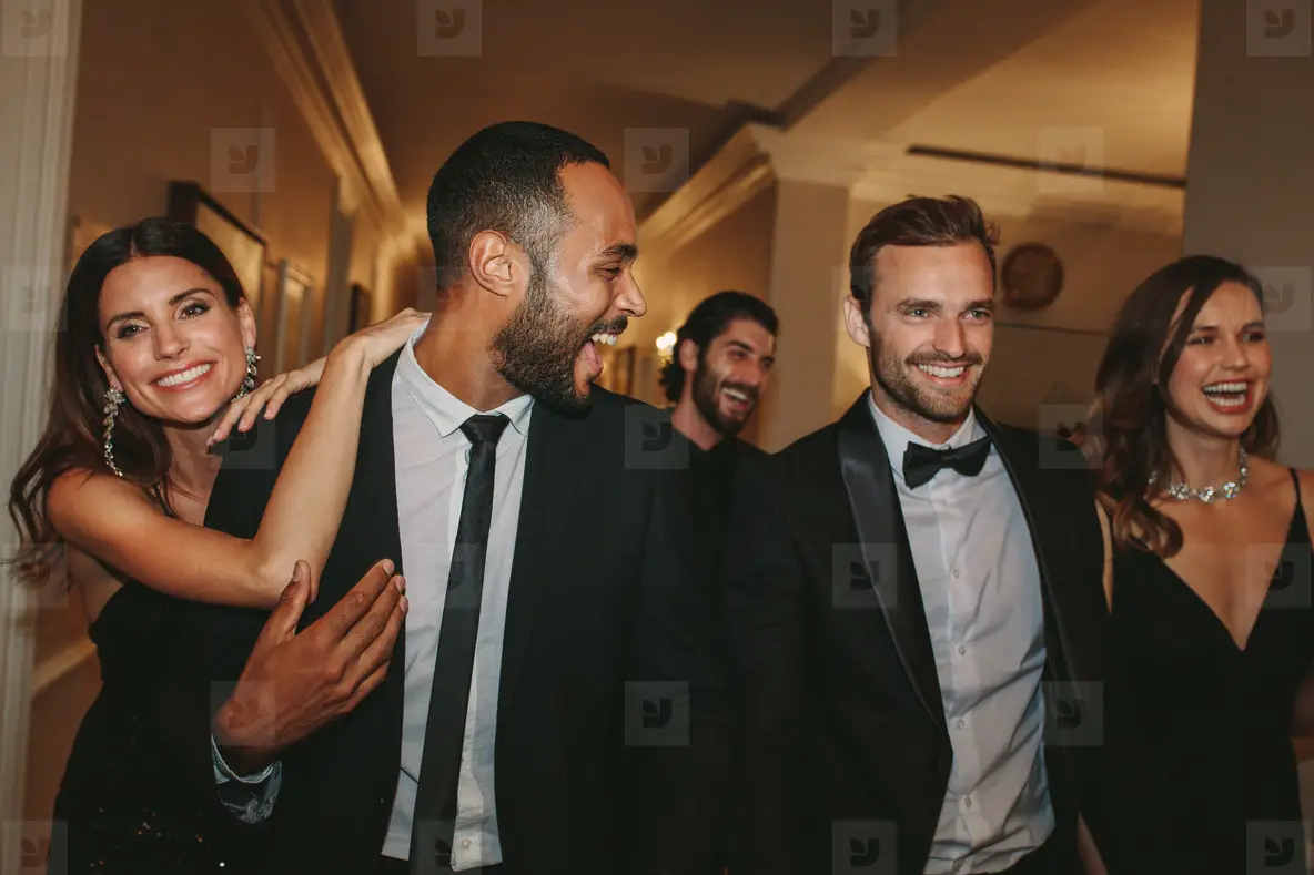 Group Of People At A Gala Night Photo (213573) - YouWorkForThem